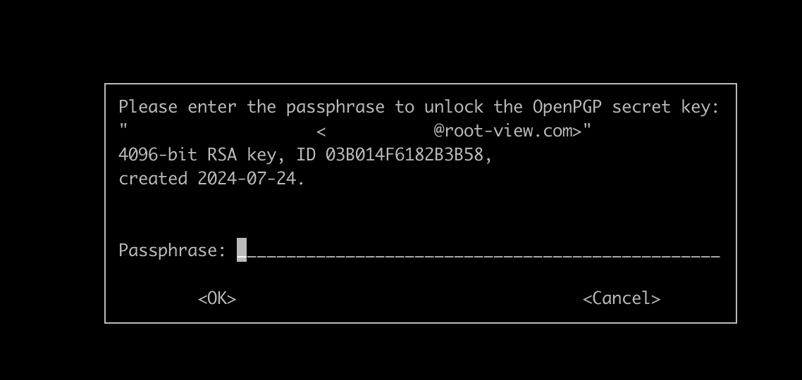 Git Error: gpg failed to sign the data - Root View
